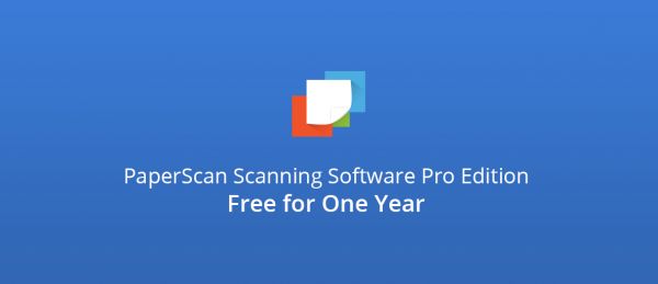 PaperScan Scanning Software Pro Edition Free for One Year